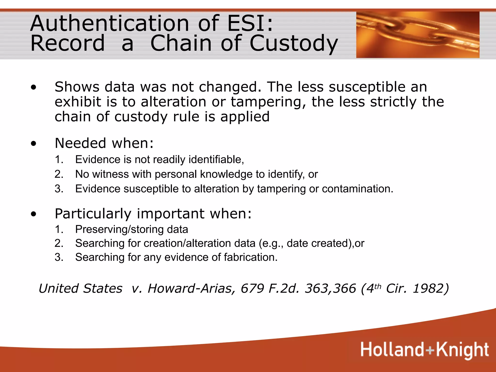 Electronic Evidence Power Point V6 Final | PPT