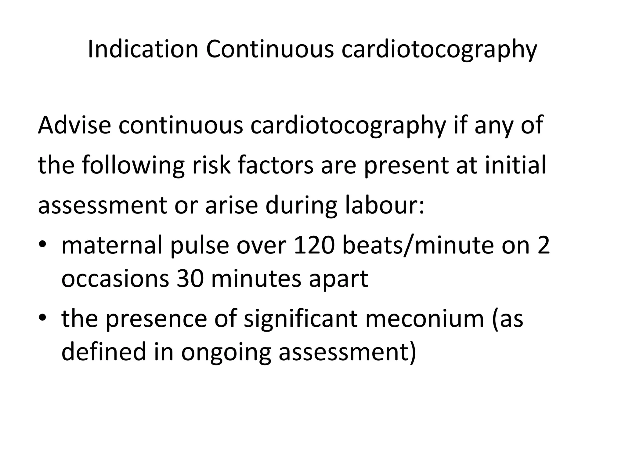 Electronic fetal monitoring | PPTX