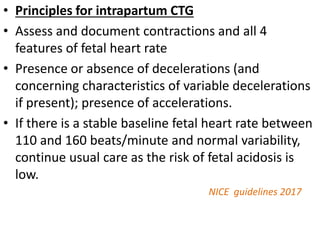 Electronic fetal monitoring | PPTX