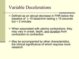 Electronic fetal monitoring. ppt | PPT