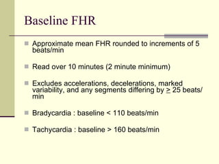 Electronic fetal monitoring. ppt | PPT