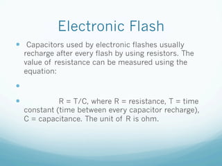 Electronic flash | PDF