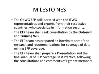 Electronic footprints project (efp) | PPT