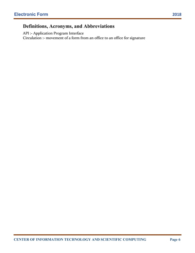 Electronic form srs | PDF