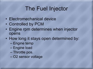 Electronic fuel injection | PPT