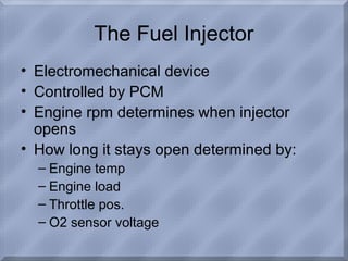 Electronic fuel injection | PPS