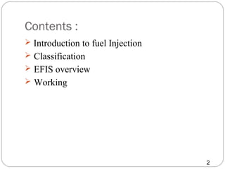 Electronic fuel injection system | PPT