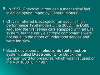 Electronic Fuel Injector | PPT