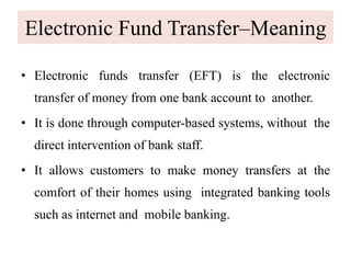 Electronic Funds Transfer