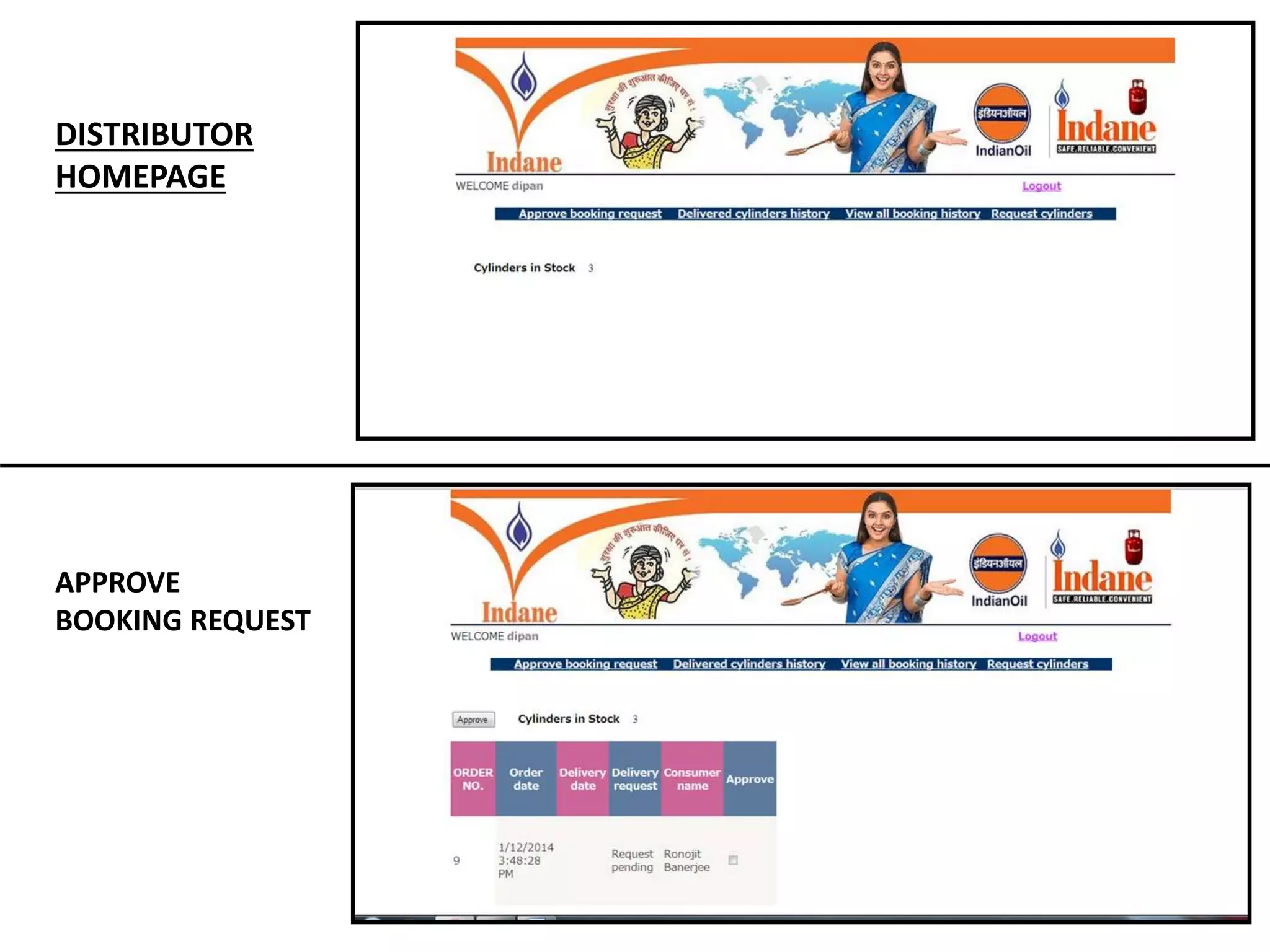 Electronic gas booking system in .NET
