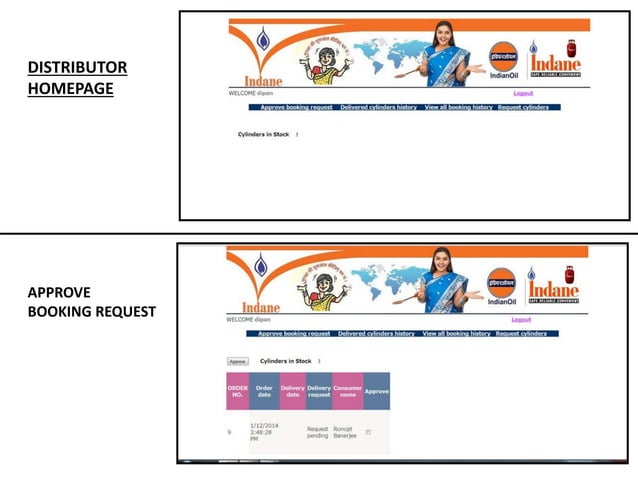 Electronic gas booking system in .NET