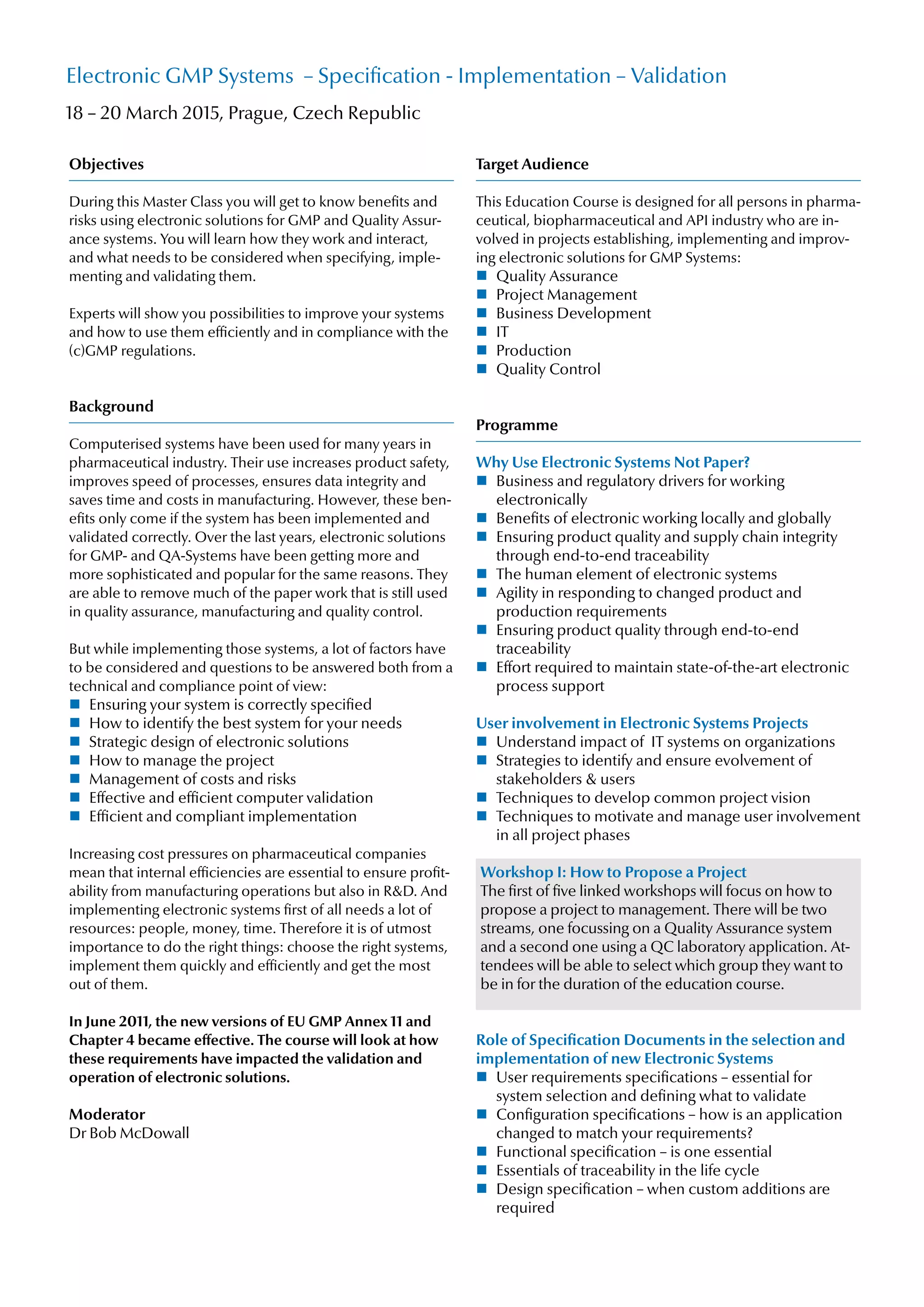 Electronic gmp systems (1) | PDF