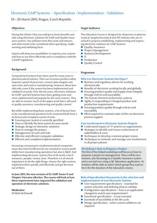 Electronic gmp systems (1) | PDF