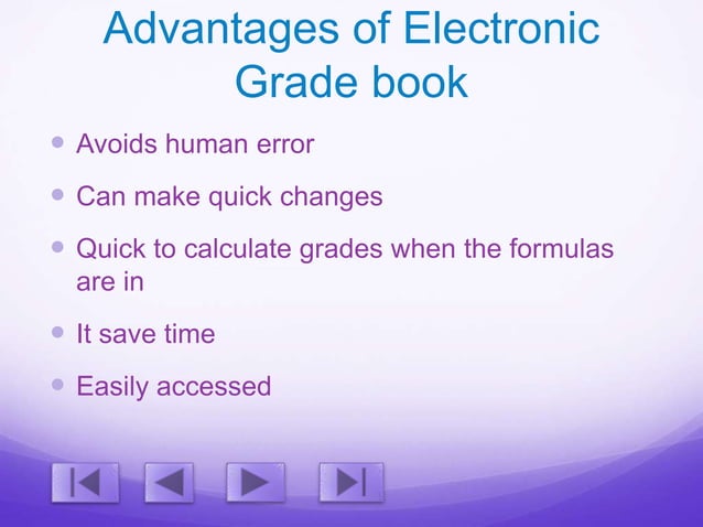 Electronic grade book prez (by Alex Rivera) | PPT