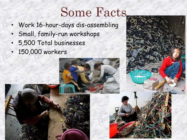 Presentation on Electronic graveyard - Guiyu | PPT