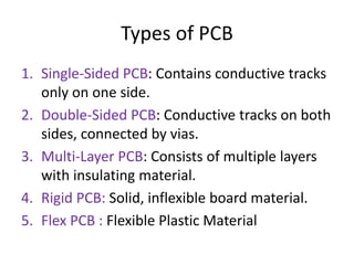 Printed circuit Board in Electronics.pptx | Computer Peripherals ...