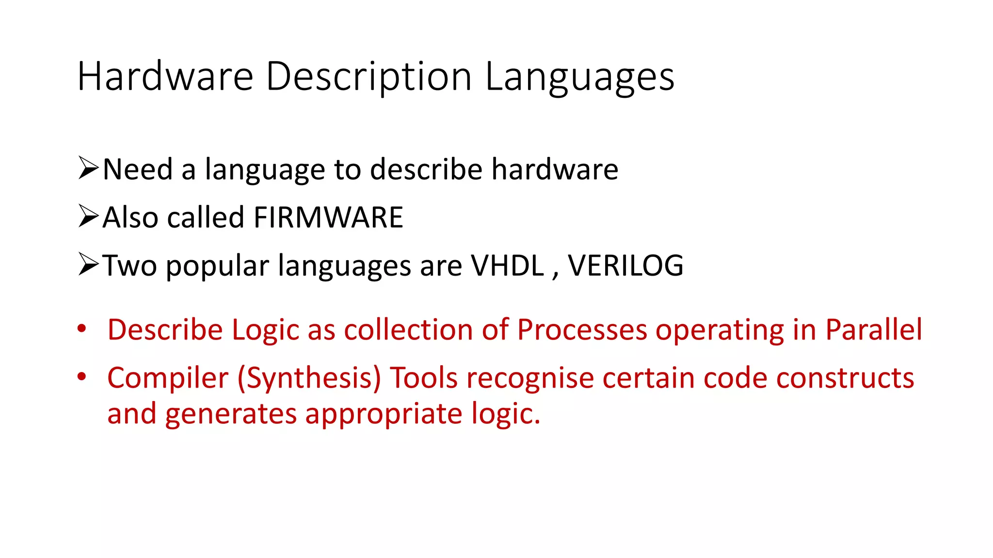 Electronic Hardware Design with FPGA | PPTX