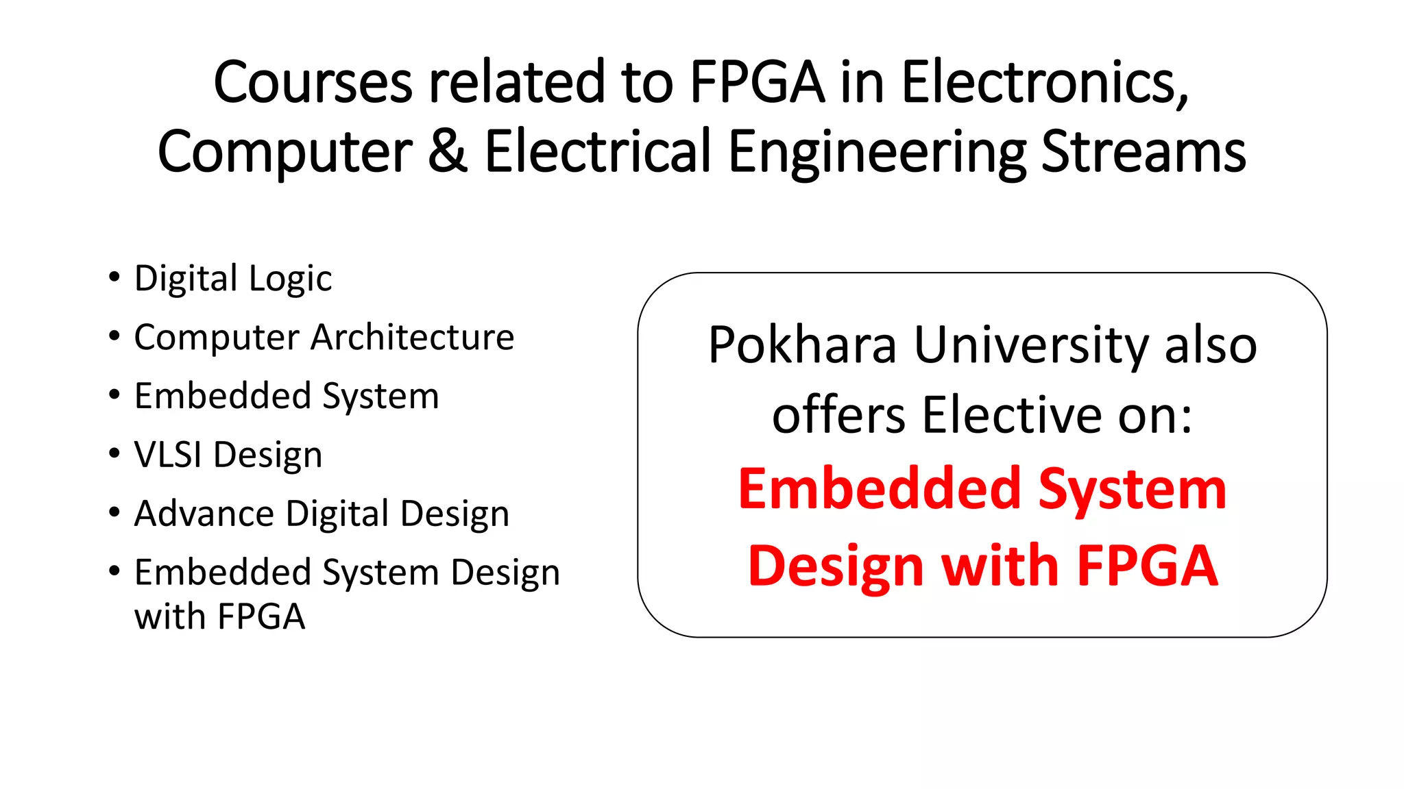 Electronic Hardware Design with FPGA | PPTX