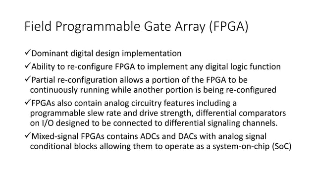 Electronic Hardware Design With Fpga Pptx Computing Technology And Computing