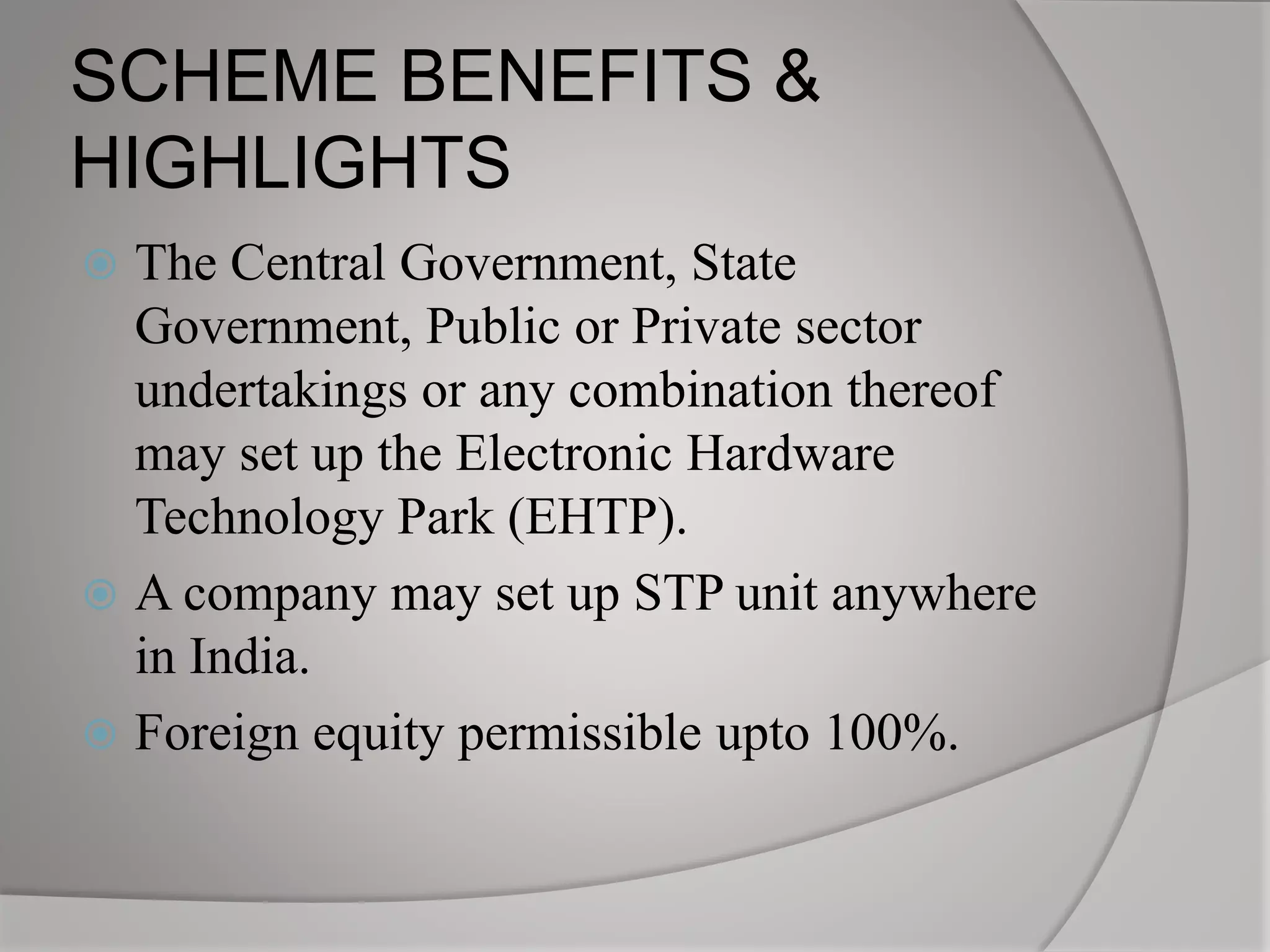Electronic hardware technology park | PPTX