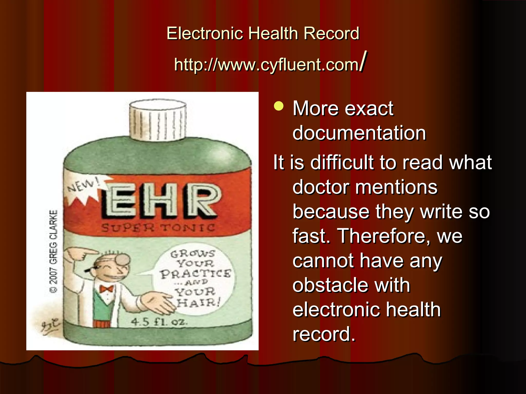 Electronic health record | PPT