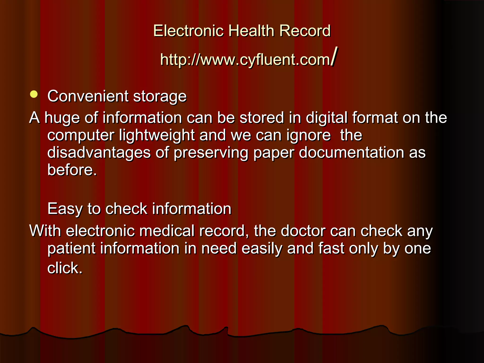 Electronic health record | PPT