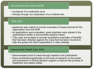 Electronic health record- Nursing Informatics | PPTX