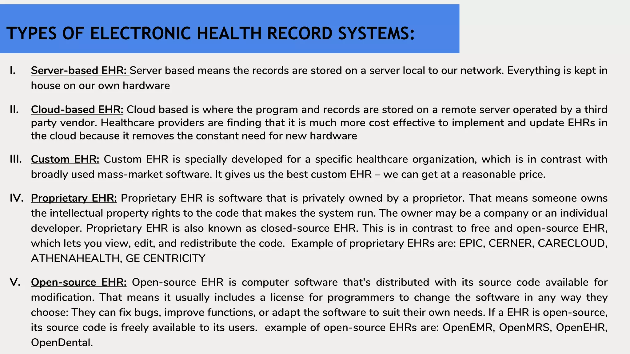 Electronic Health Record | PPTX