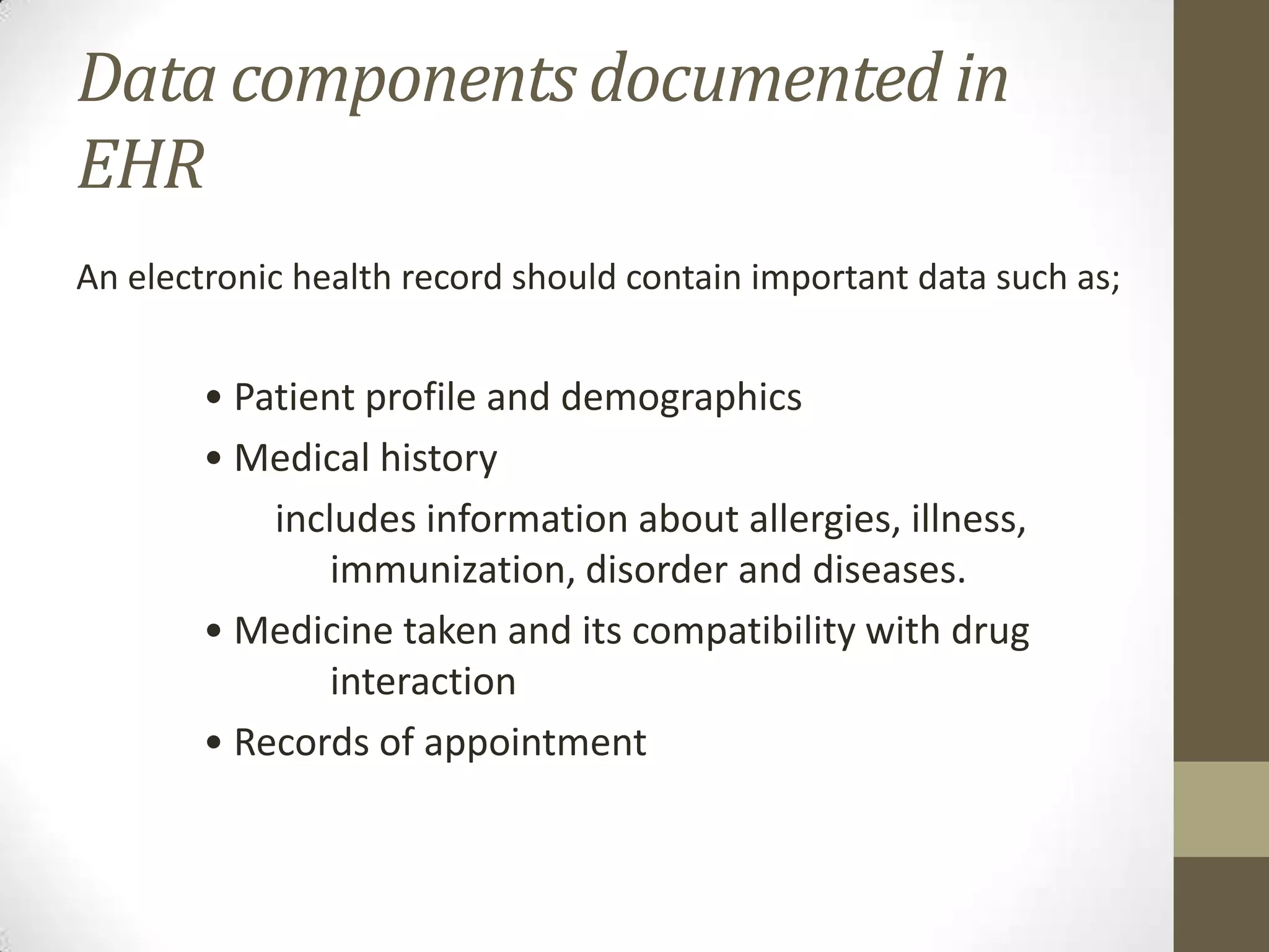 Electronic health records | PPTX