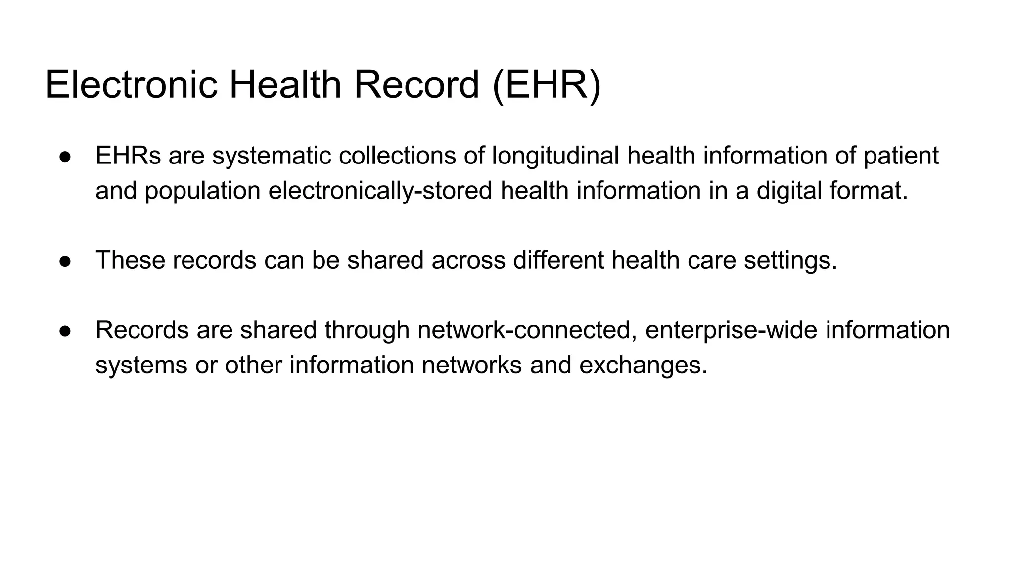 Electronic health records and machine learning | PPTX