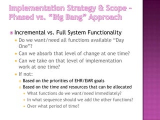 Electronic Health Records Implementation | PPTX