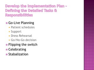 Electronic Health Records Implementation | PPT