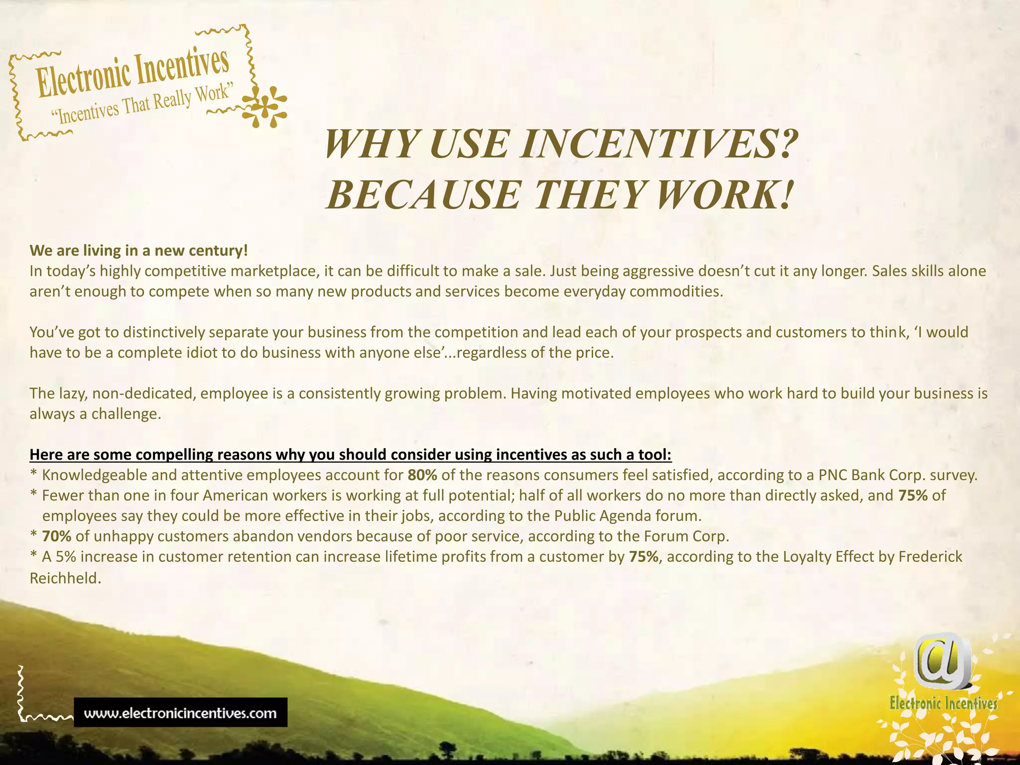 Electronic incentives presentation for companies (2) | PDF ...