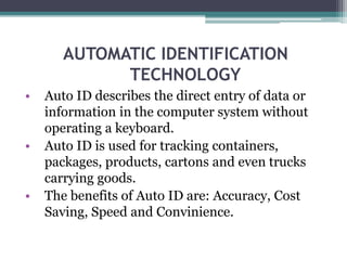 Electronic intermediaries & e enabled logistic management & tracking ...