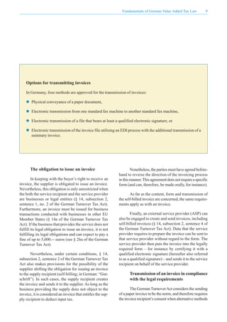 Electronic invoices in germany awv 2006 | PDF