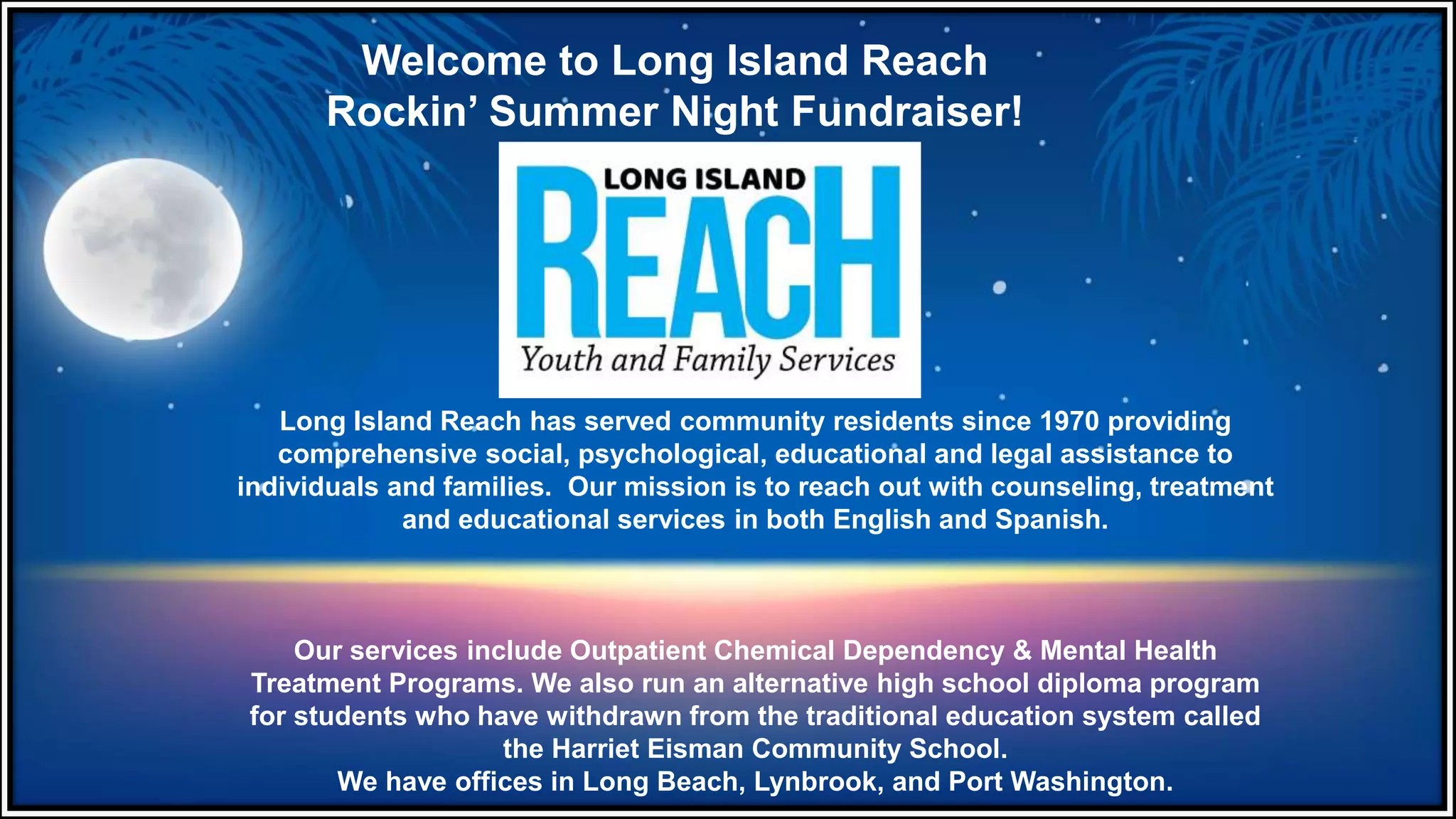 Long Island Reach Rockin Summer Fundraiser 2019 | PPTX