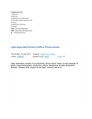 Electronic letter box | DOCX