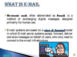 Electronic mail | PPTX
