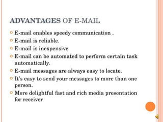 Electronic mail | PPTX