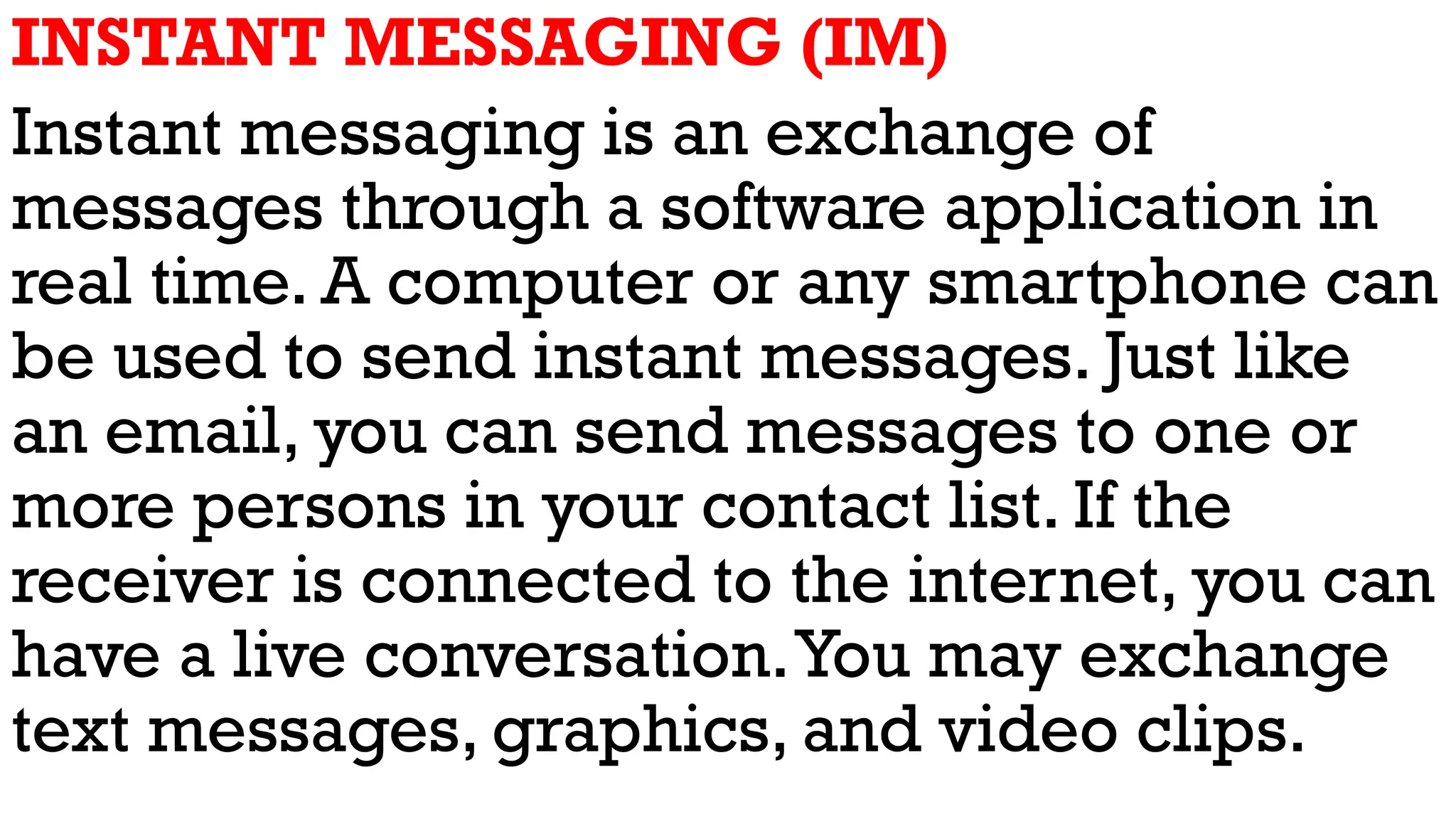 electronic mails and instant messaging 4‪.pptx