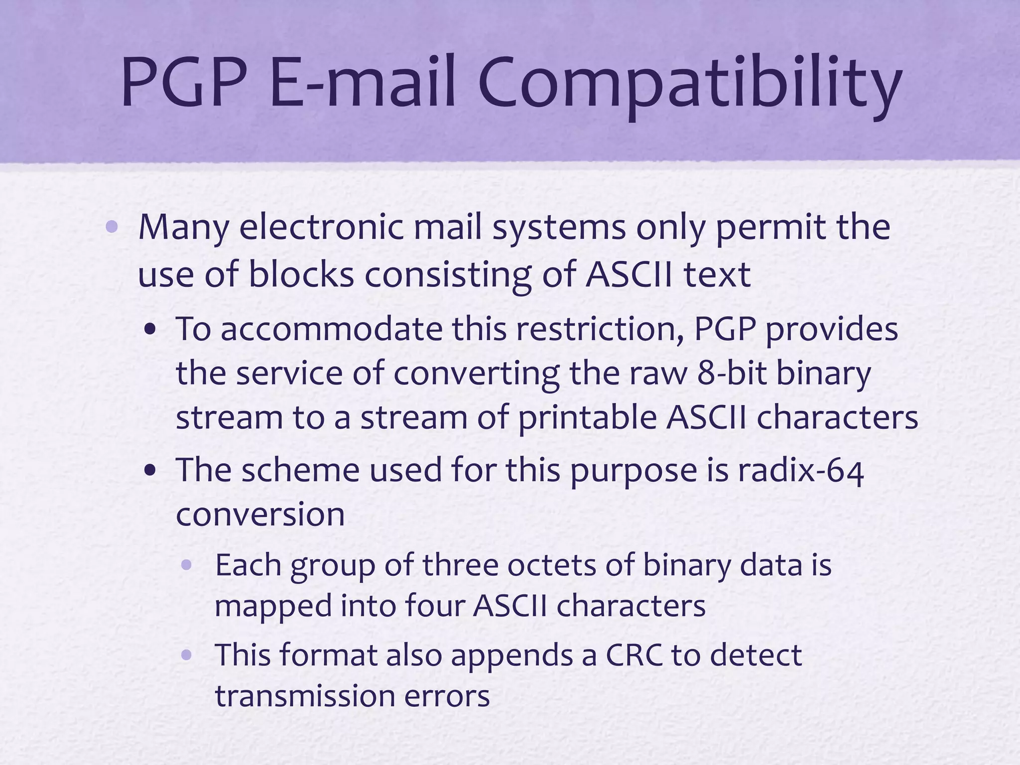 Electronic mail security | PDF