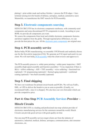 Electronic Manufacturing Services China EMS supplier - Hitech Circuits.docx