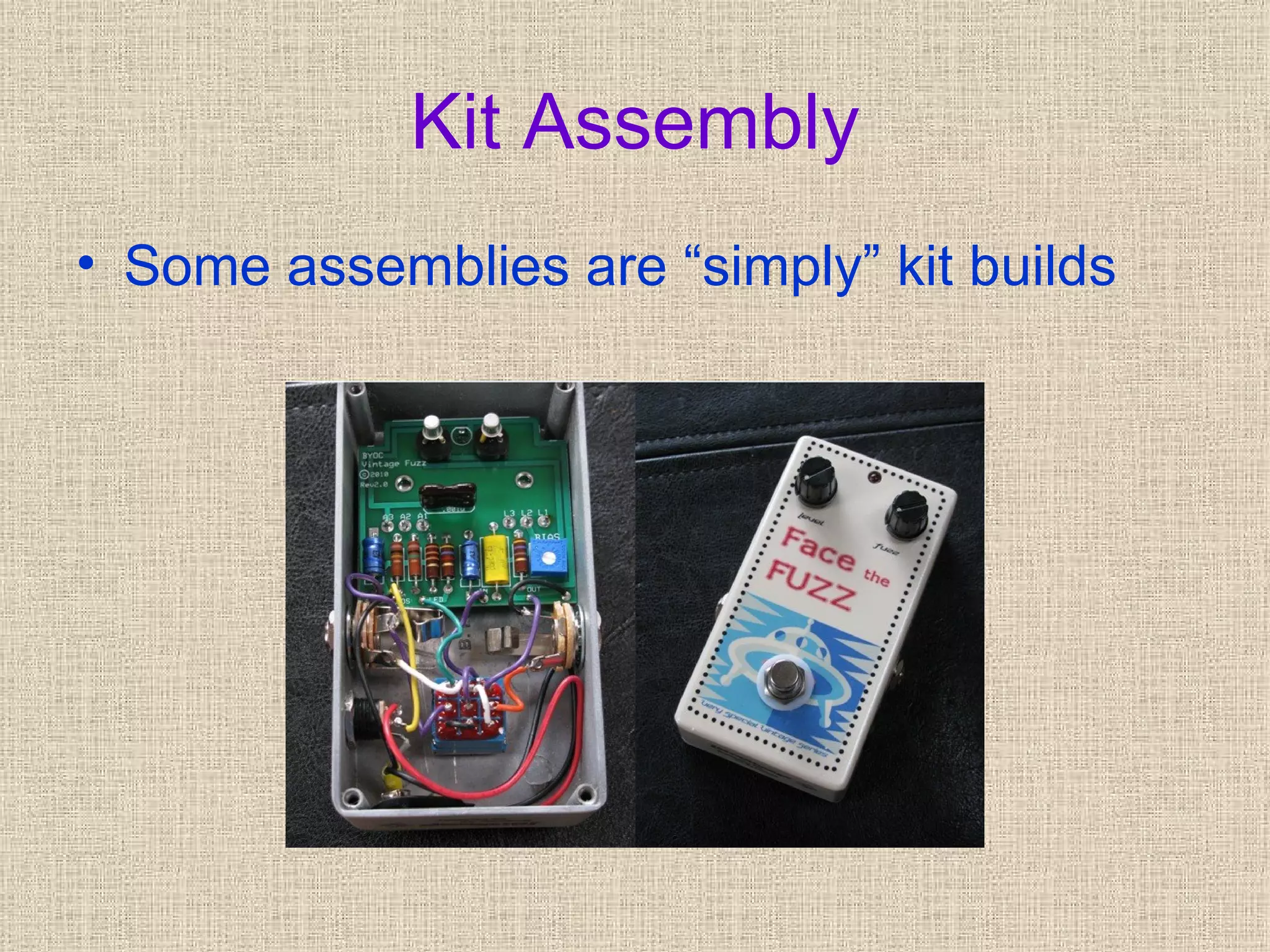 Electronic & Mechanical Assembly | PPT