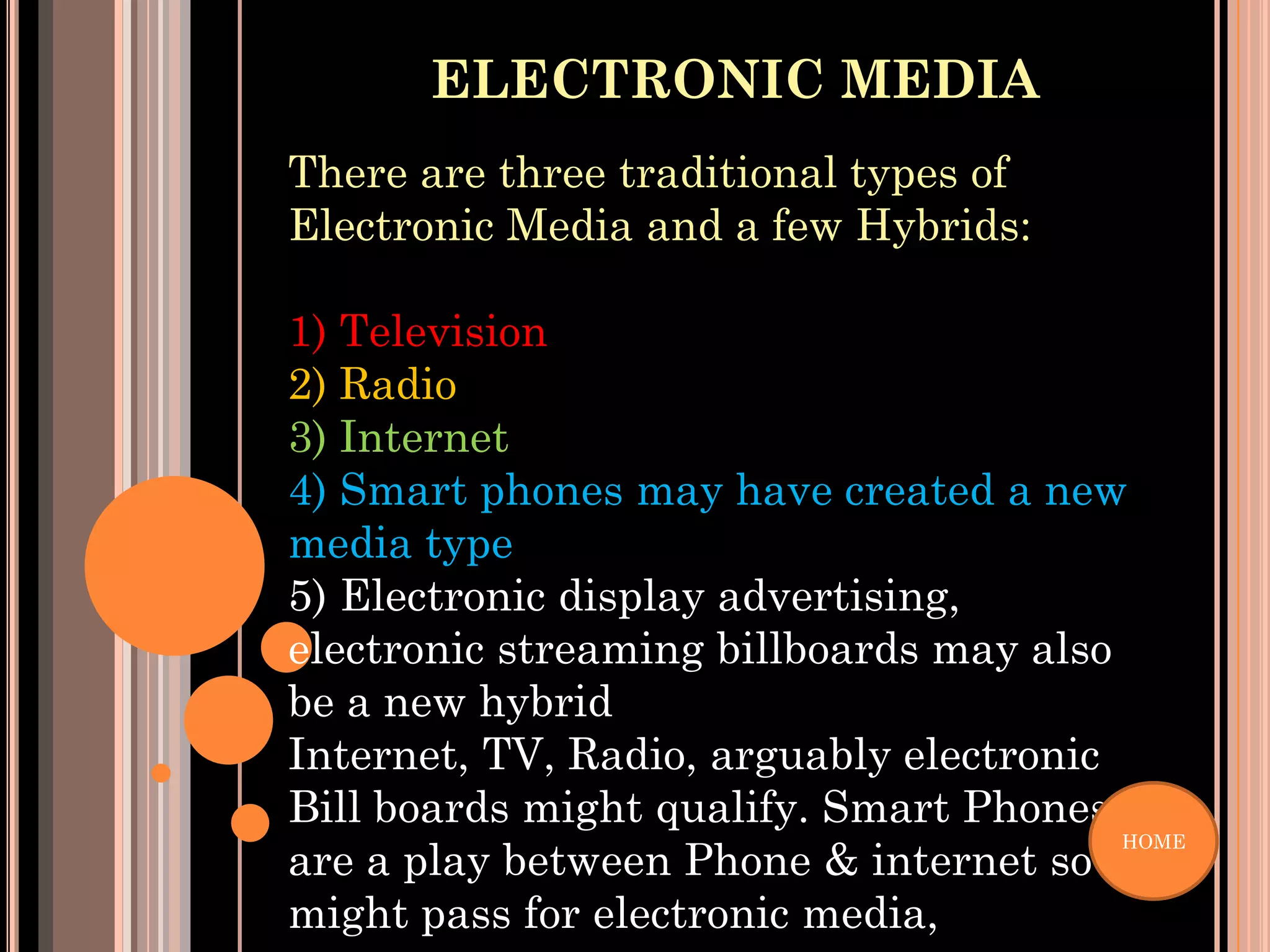 Electronic media | PPTX