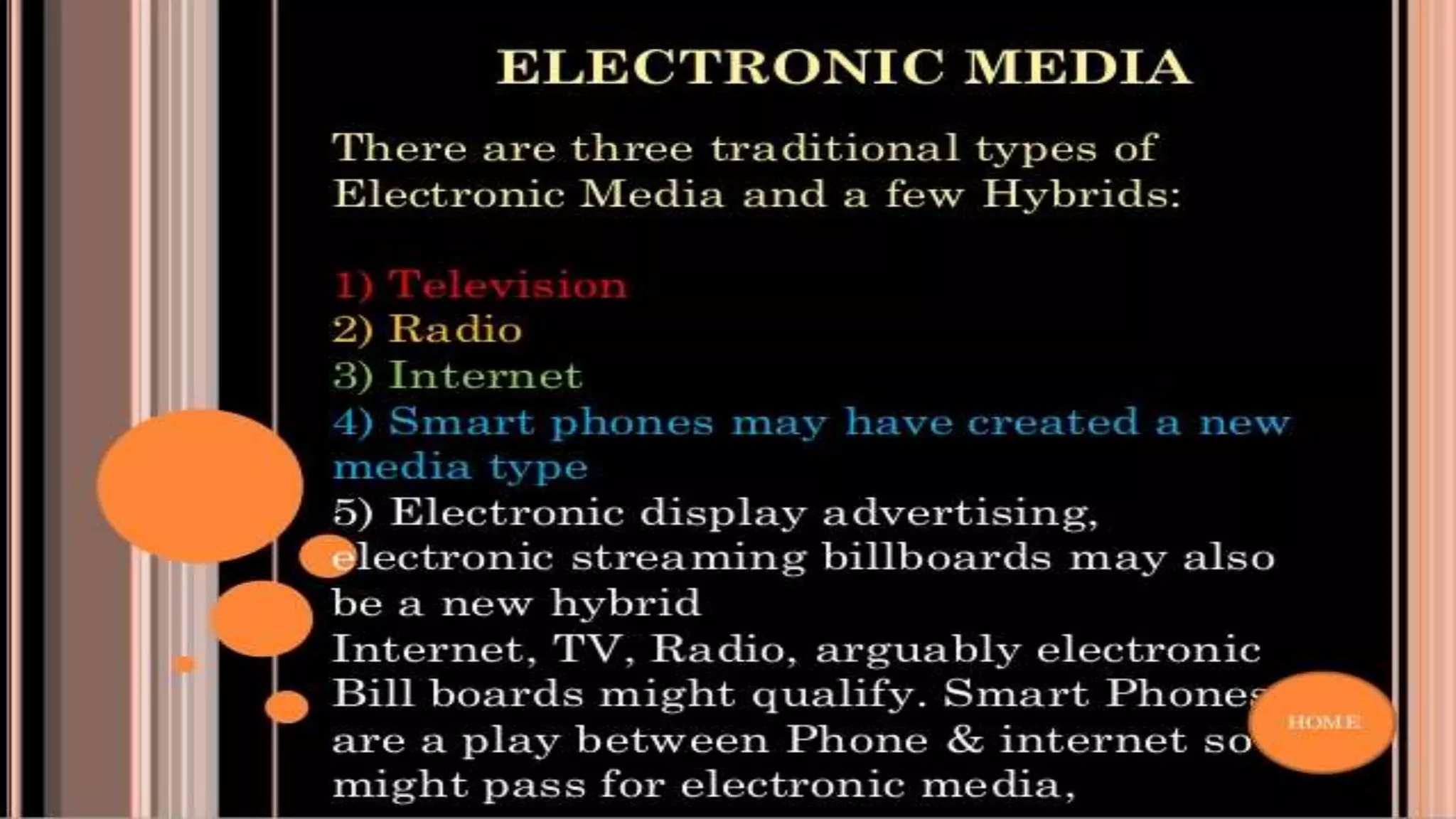 Electronic media | PPTX