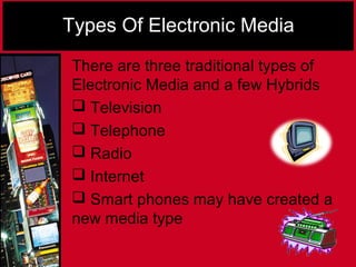 Types Of Electronic Media