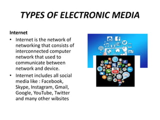 Types Of Electronic Media