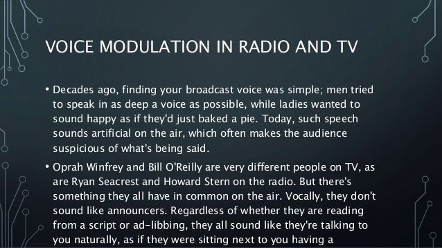 VOICE MODULATION | PPTX