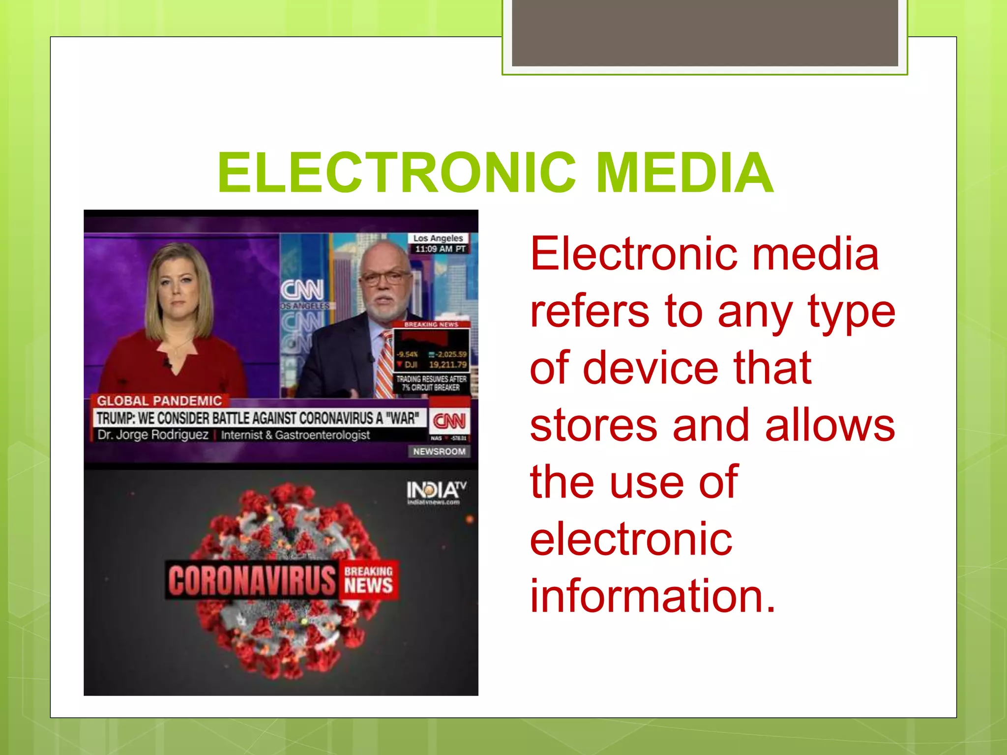 Electronic media management & the accounting cost | PPT