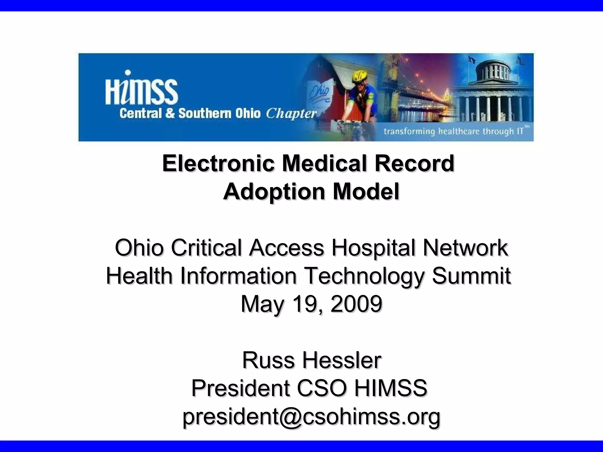 Electronic Medical Record Adoption Model | PPT